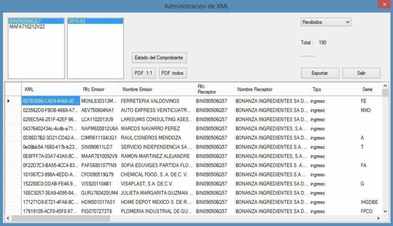 CFDI Descarga Masiva de XML del SAT - ContadorMx
