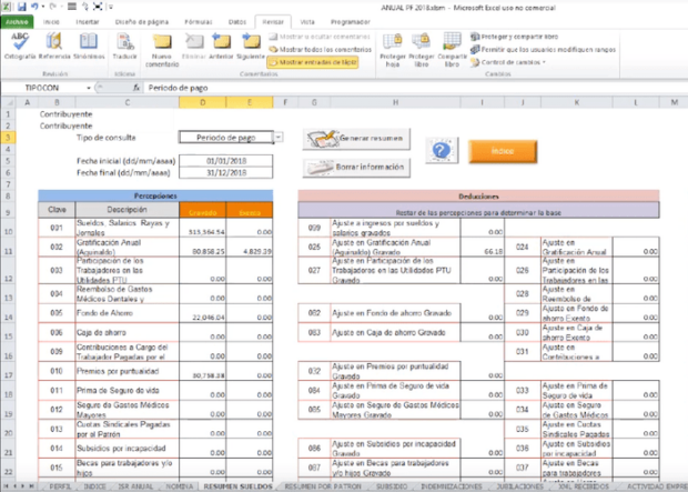 Declaración Anual 2023 De Personas Físicas En Excel Contadormx