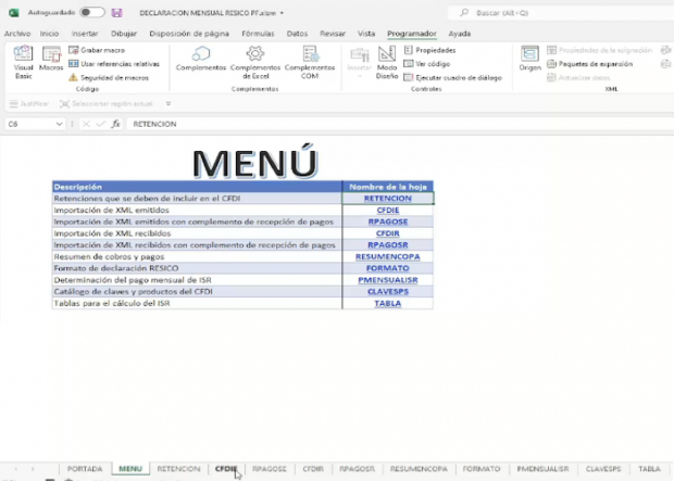 RESICO 2024: declaración mensual ante el SAT (personas físicas) - ContadorMx