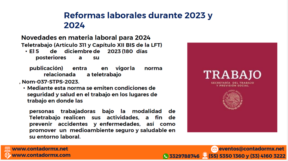 Actualización de la nómina en 2024 (SAT, IMSS e INFONAVIT) - (grabación ...